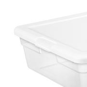 Sterilite 1655 - 28 Qt. Storage Box White 16558010